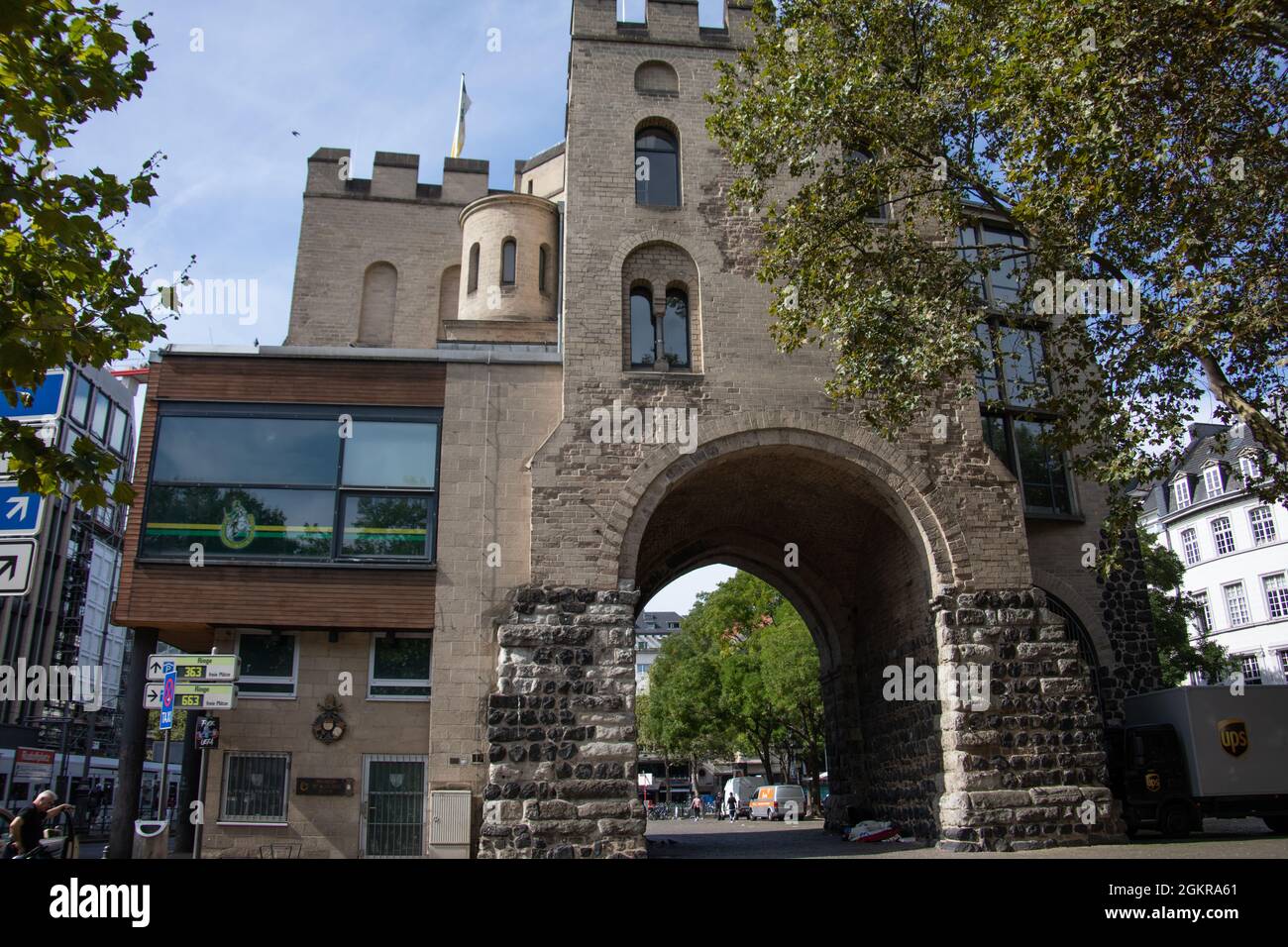 Hahnen city Gate in Cologne Stock Photo - Alamy