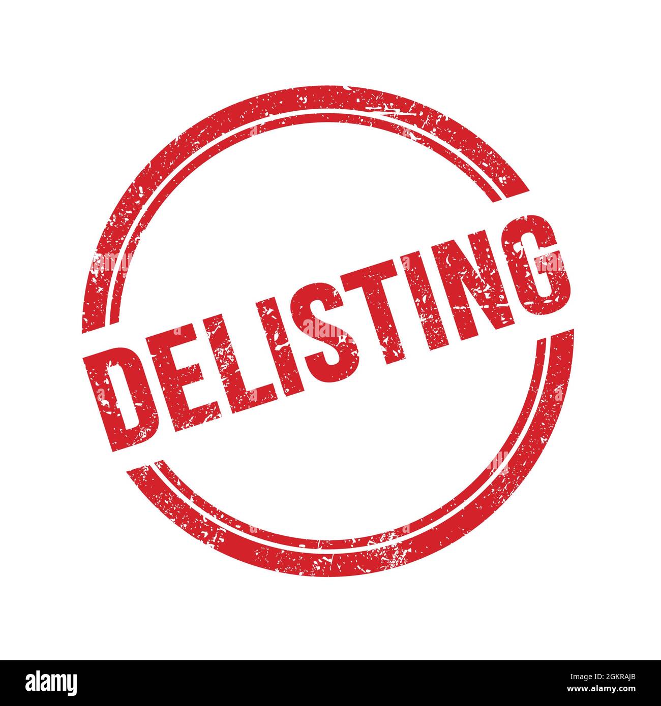 Delisting stamp hi-res stock photography and images - Alamy