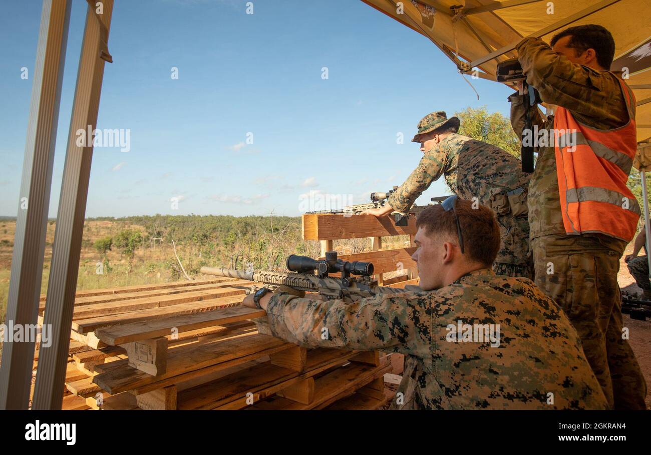 U.S. Marine Corps Lance Cpl. Hunter Wilson, right, and Lance Cpl ...