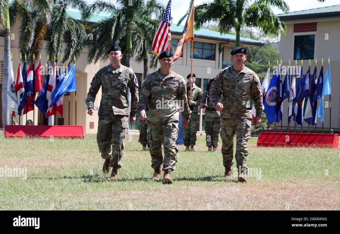 Lt. Col. Brian Young (outgoing Commander, Left), Col. Ryan O’Connor ...