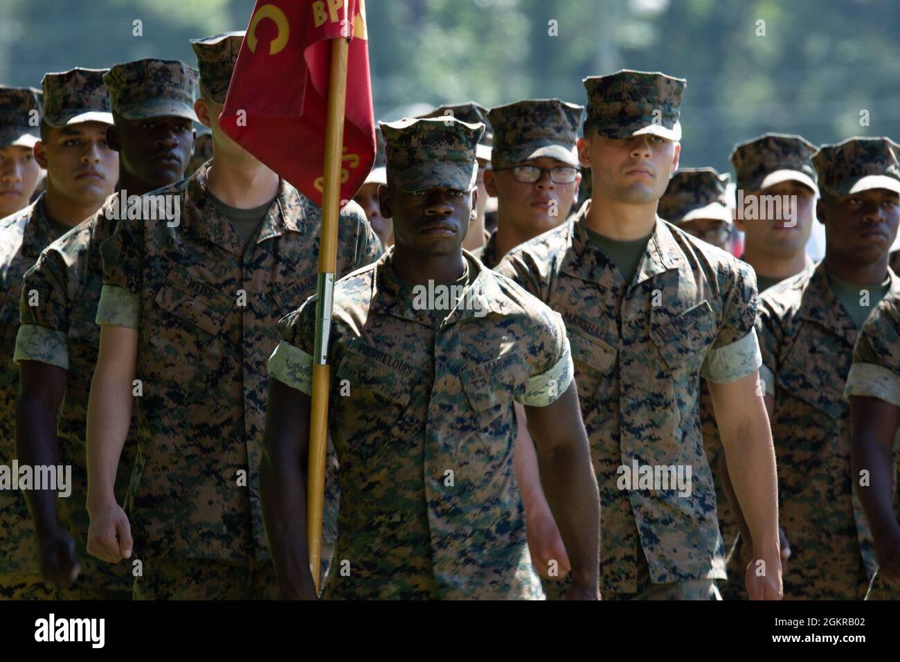 U.S. entry-level Marines with Ground Supply School (GSS), Marine Corps ...