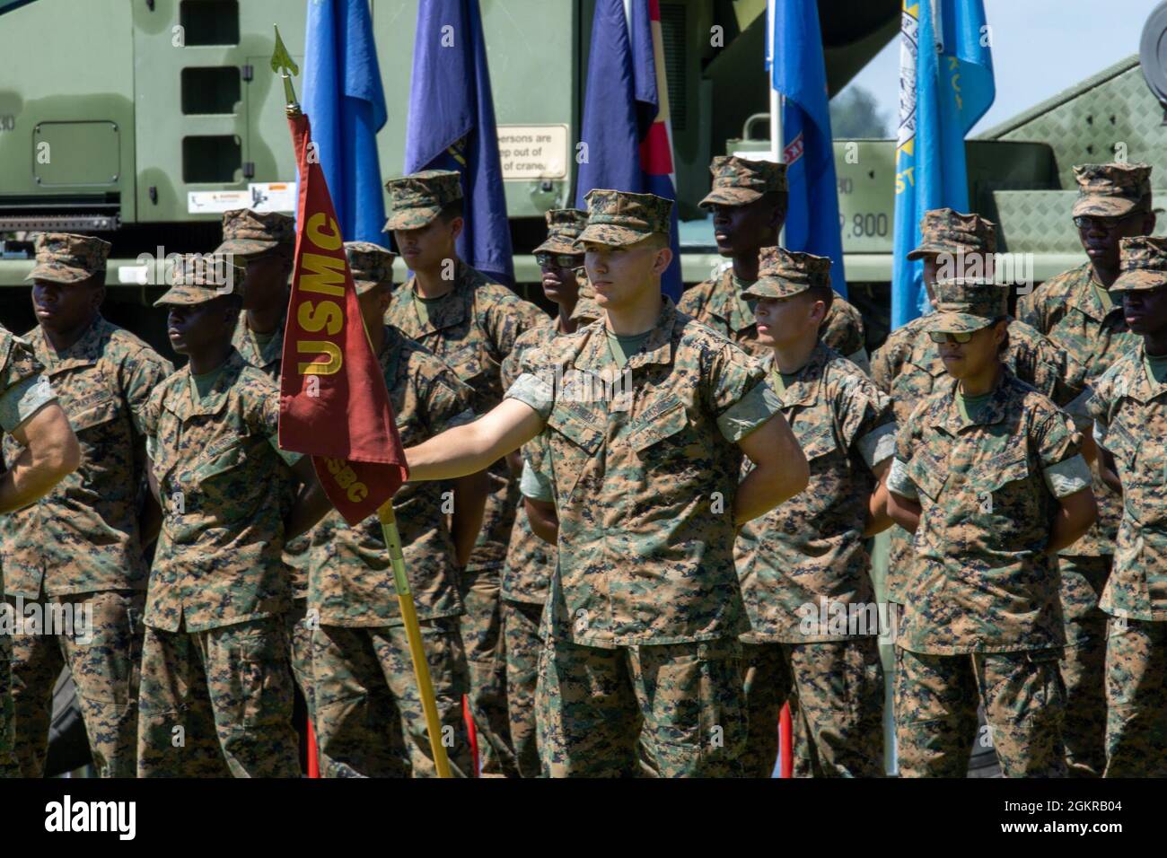 U.S. entry-level Marines with Ground Supply School (GSS), Marine Corps ...