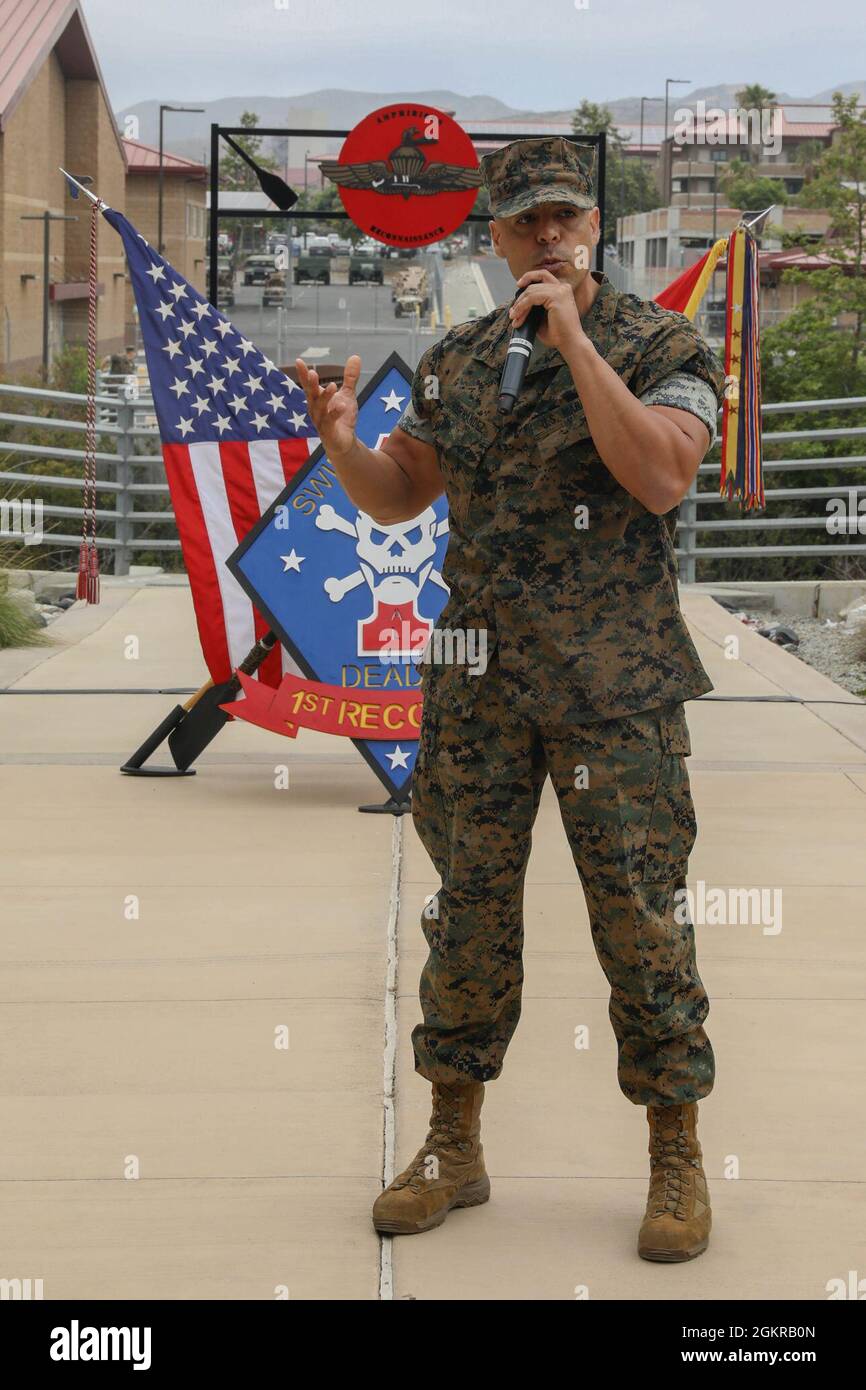 U.S. Marine Corps Sgt. Maj. George Hernandez, the newly-appointed ...