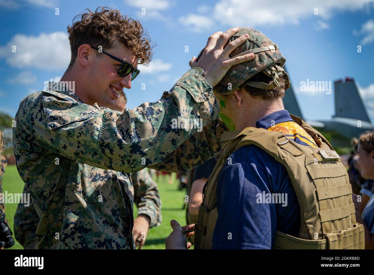 U.S. Marine Corps Sgt. Benjamin Wall, an antitank missile gunner with ...