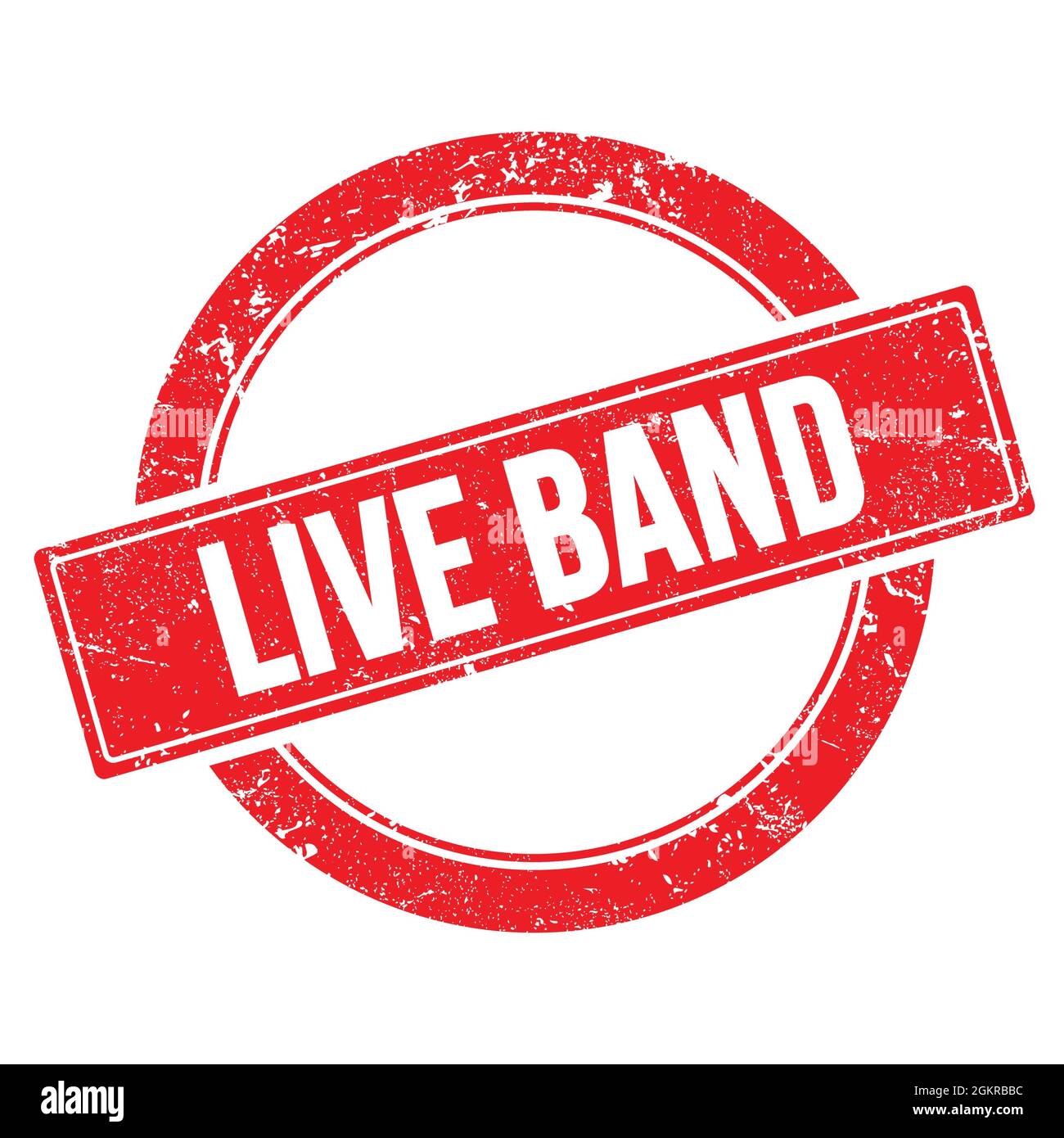 Live band stamp hi-res stock photography and images - Alamy