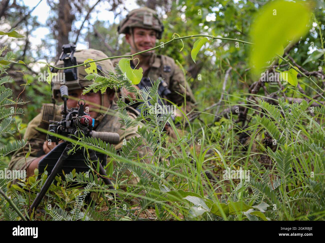 M249 saw squad automatic weapon hi-res stock photography and images - Alamy