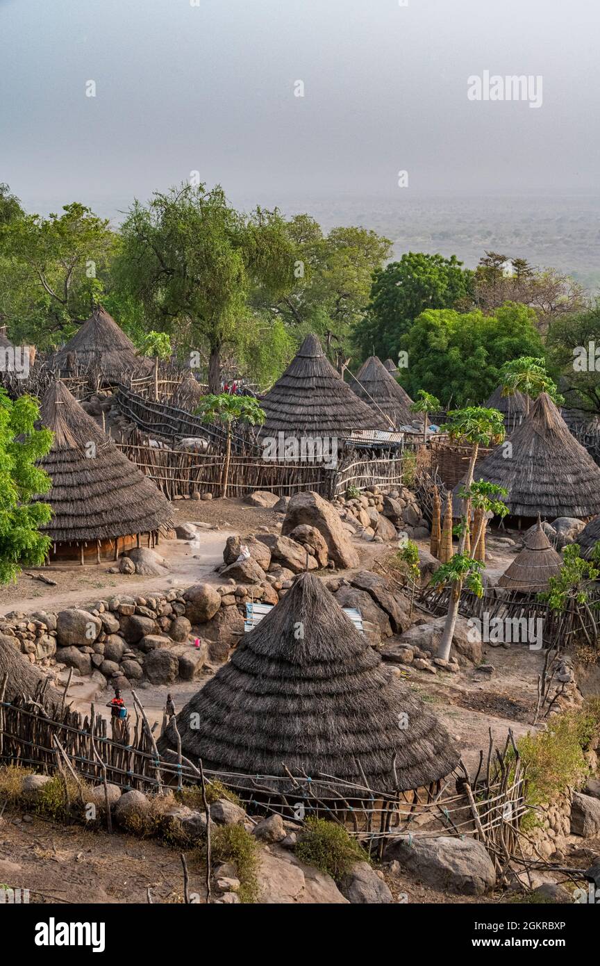 Huts of a village hi-res stock photography and images - Alamy