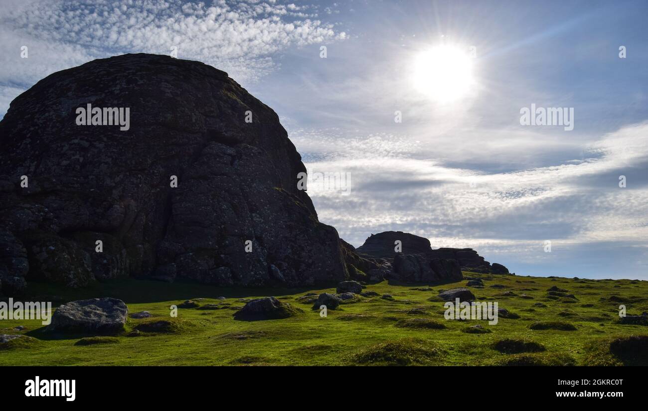 Haytor Rocks, Haytor 070921 Stock Photo - Alamy