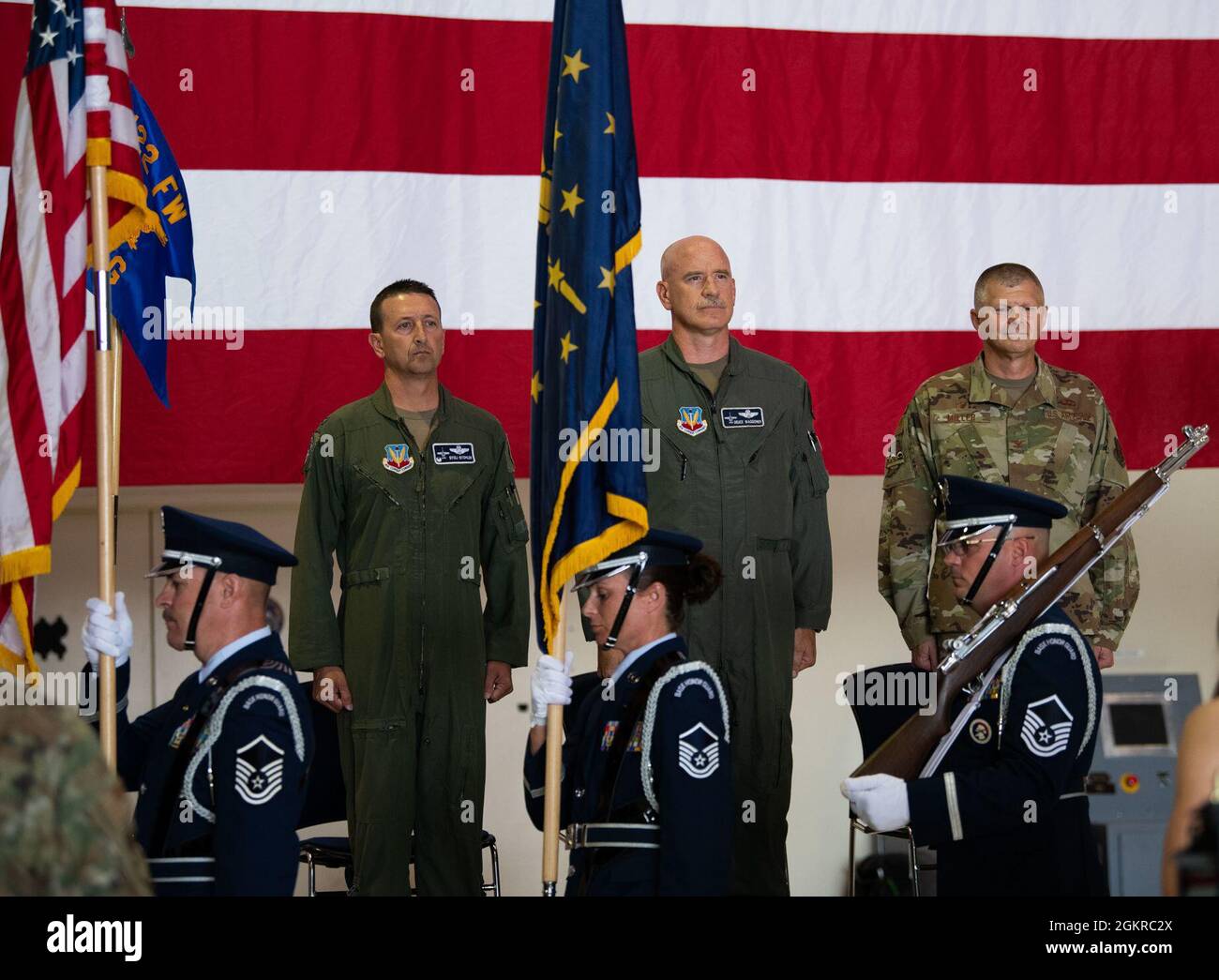 From left, U.S. Air Force Col. Michael D. Stohler, commander of the ...