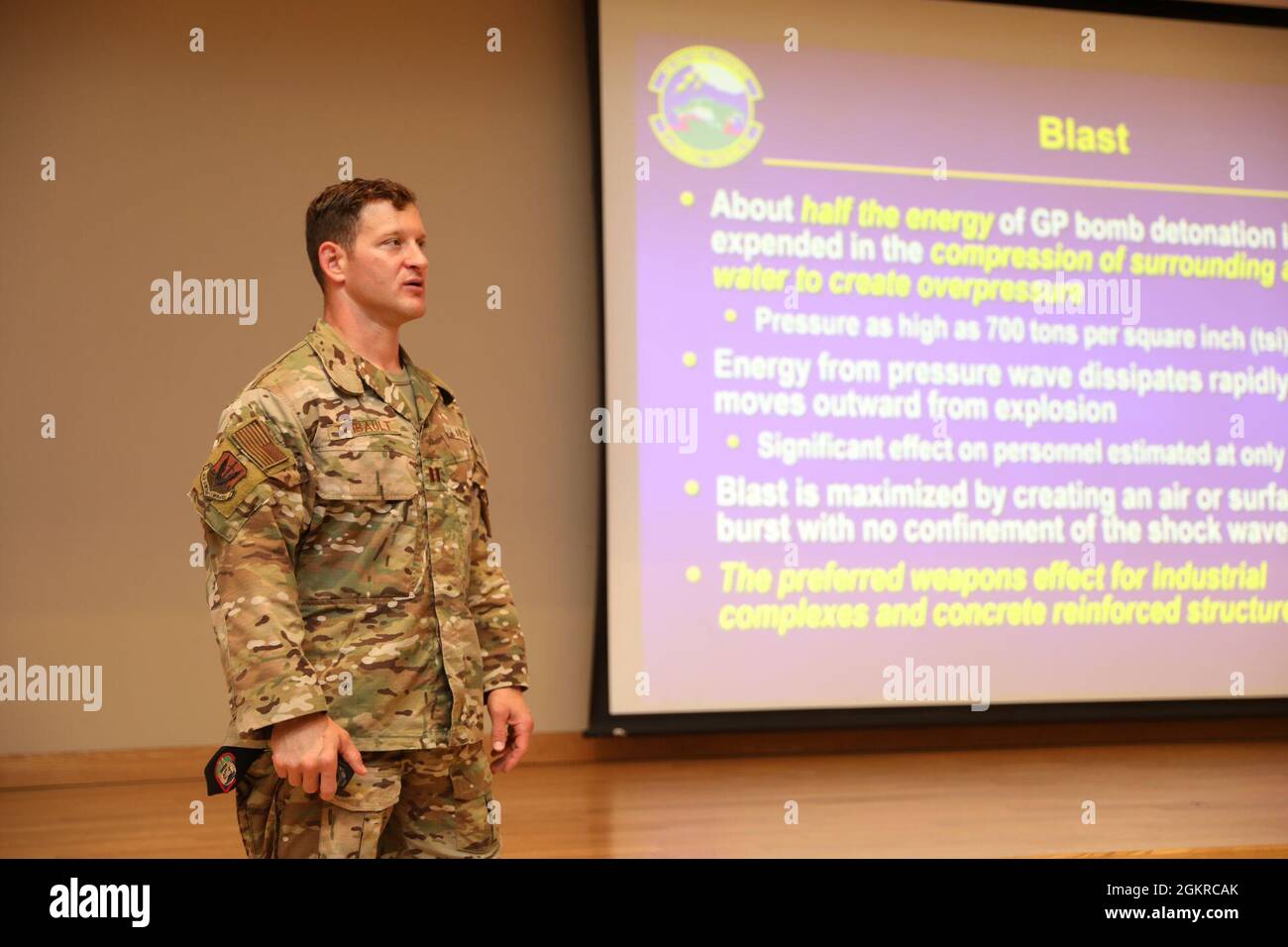 U.S. Air Force Capt. Nathan Thibault, assigned to 15th Air Support ...