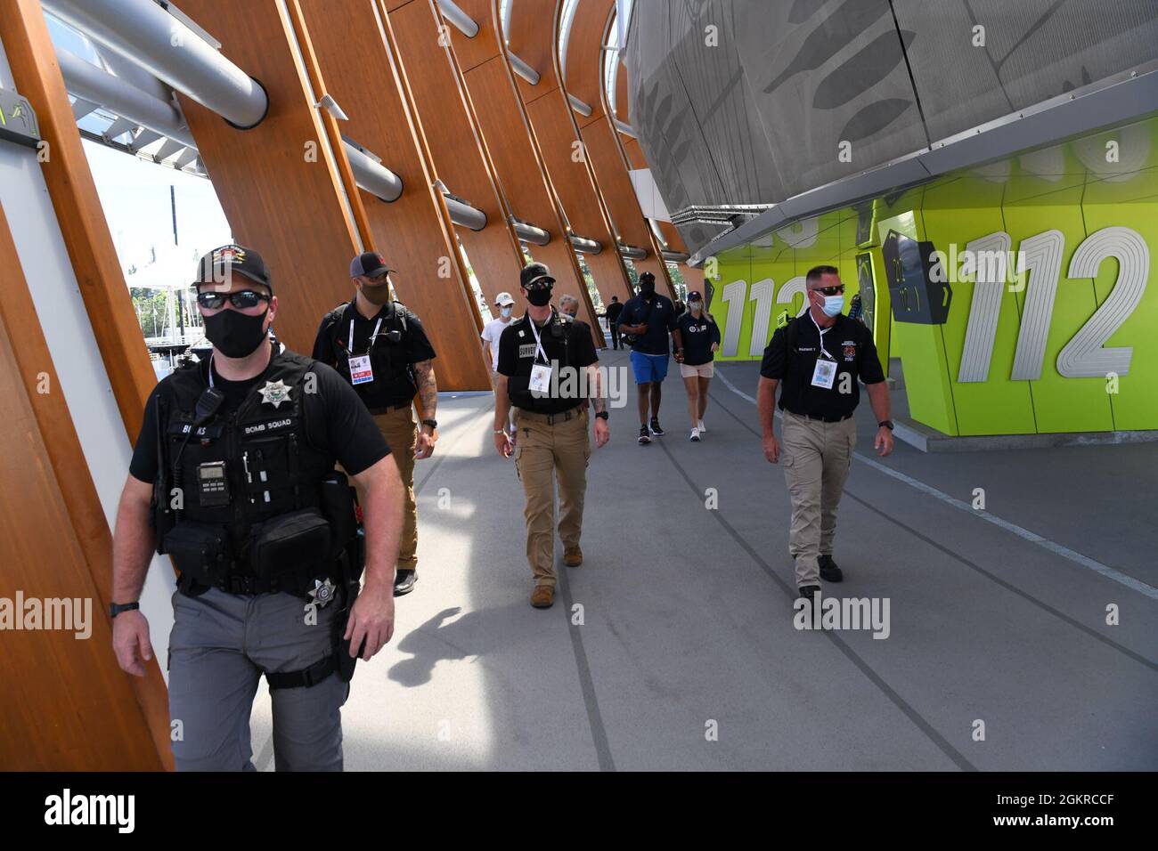 (From left to right) City of Eugene bomb tech, Ryan Bucks, Oregon Army ...