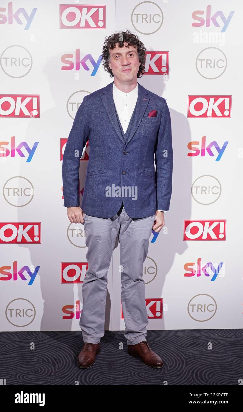 Darragh Ennis attending the TRIC Awards 2021 held at 8 Northumberland ...