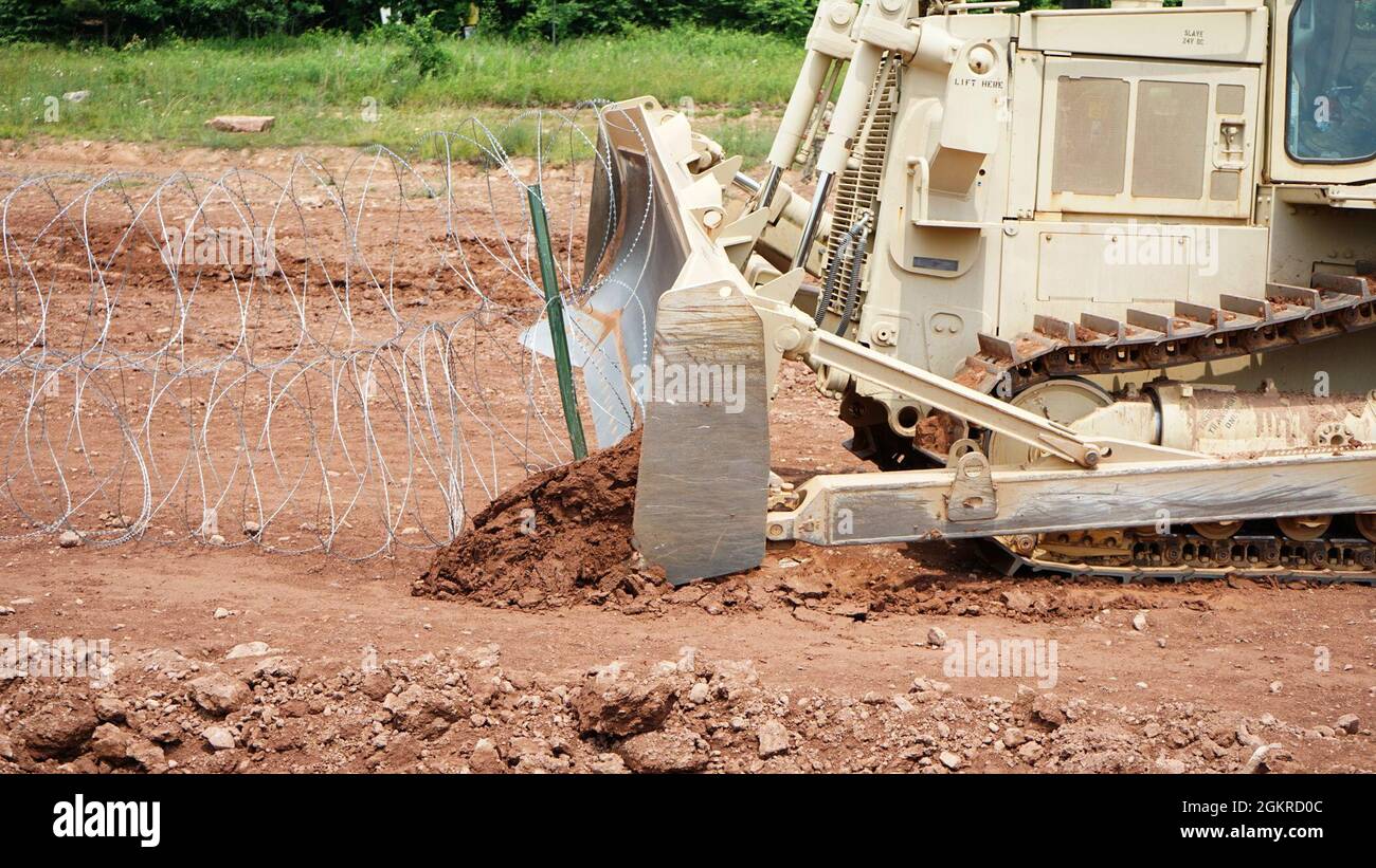 A Soldier from the 228th Engineer Company, 337th Engineer Battalion ...