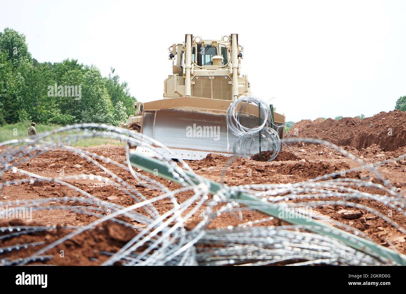 Soldiers from the 228th Engineer Company, 337th Engineer Battalion ...