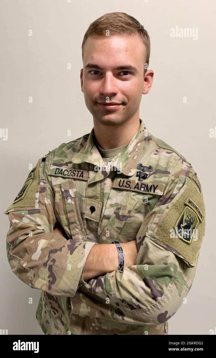 U.S. Army Spc. Omar Decosta, 11B-Infantryman (A Co. 3-172 IN(MTN), Task Force Spartan) serves as ...