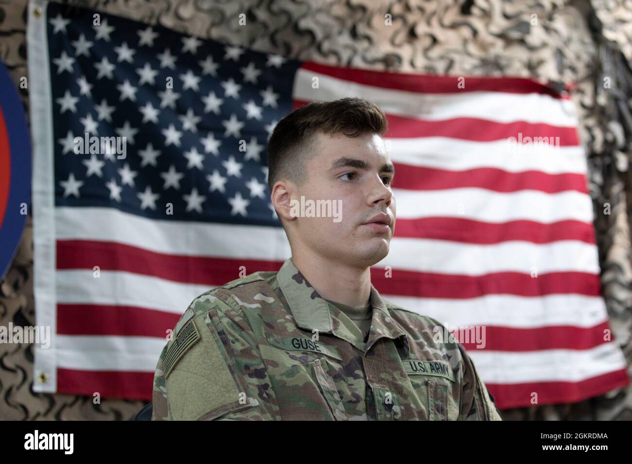 U.S. Army Spc. Phillip Guse, a medical laboratory specialist with the ...