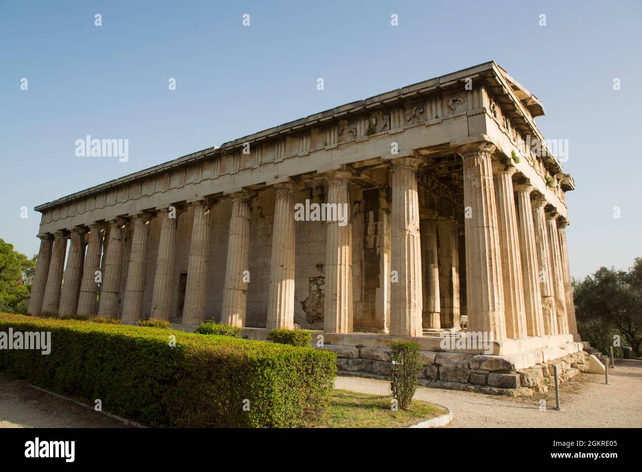 Temple of Hephaestus, Ancient Agora, Athens, Greece, Europe Stock Photo - Alamy
