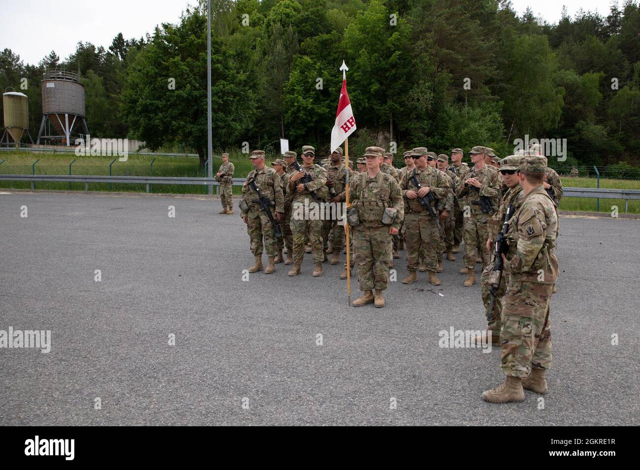 Soldiers of Headquarters, Headquarters Troop, 1st Squadron, 172nd ...