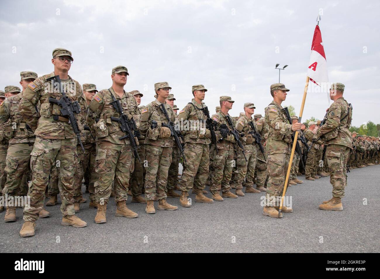 Soldiers of Alpha Troop, 1st Squadron, 172nd Cavalry Regiment (Mountain ...