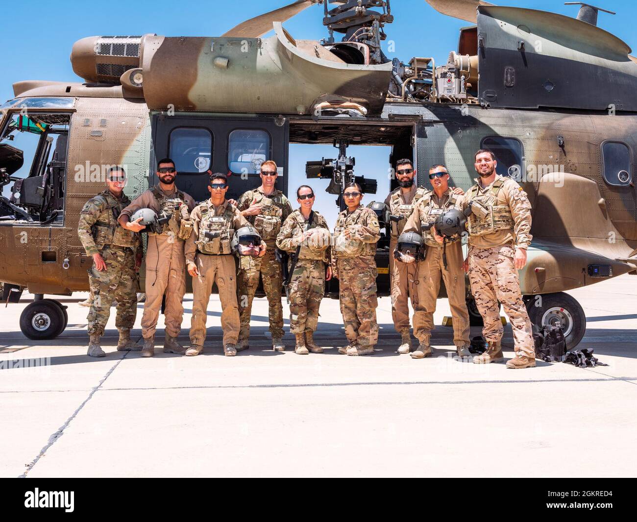 Spanish Army Airmobile Force Soldiers with Task Force Toro and Soldiers ...