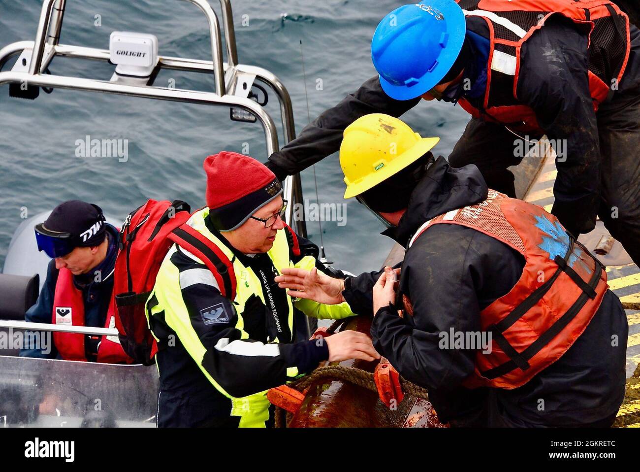 The USCGC Maple (WLB 207) arrives in Nuuk, Greenland, June 23, 2021 ...