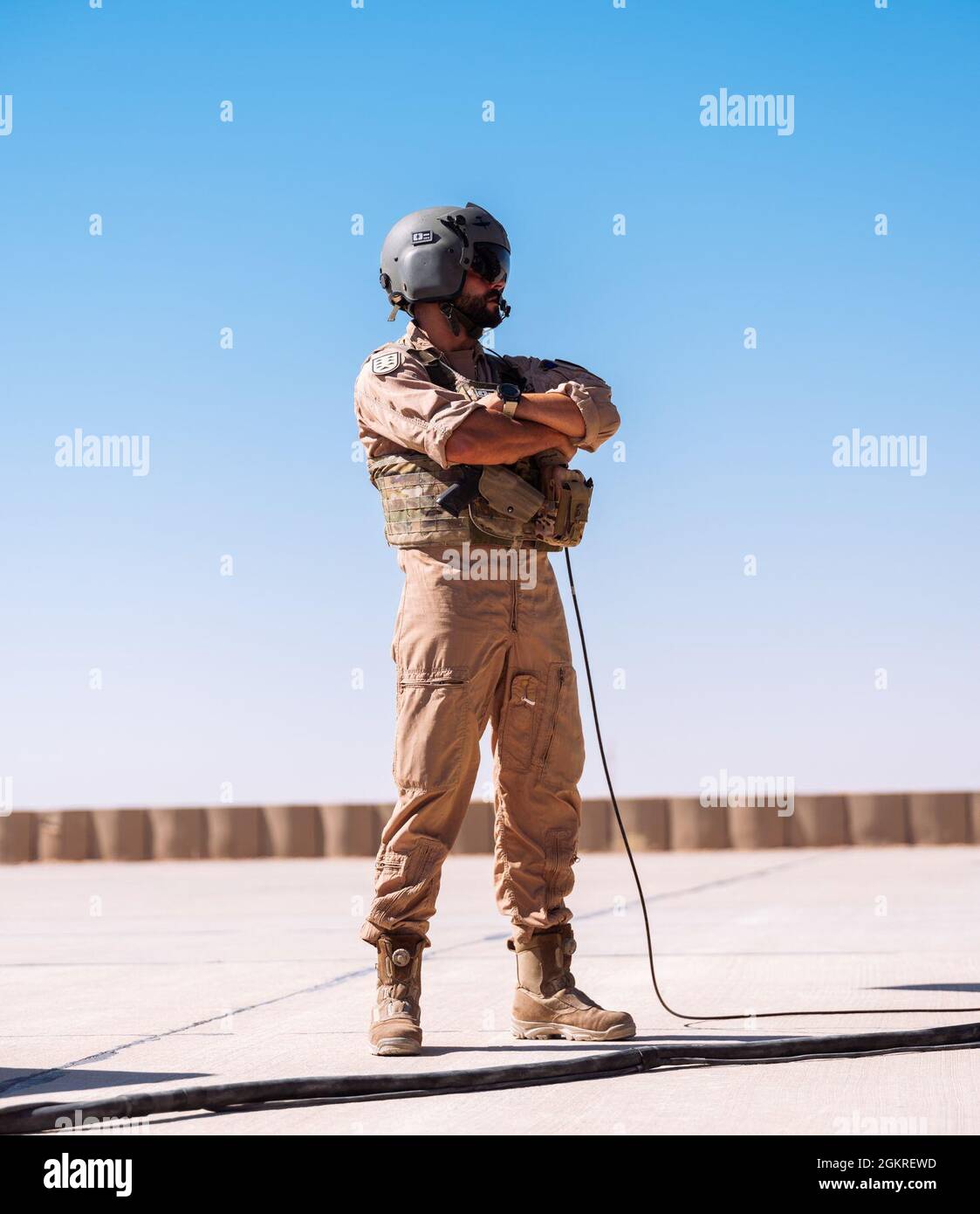 Task Force Toro Soldier Staff Sgt. Navarro Edey with the Spanish Army ...