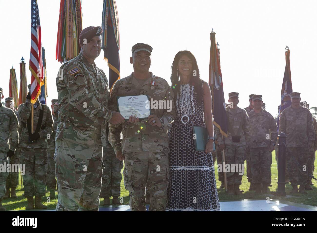 U.S. Army Lt. Gen. Michael Kurilla, commanding general of the XVIII ...