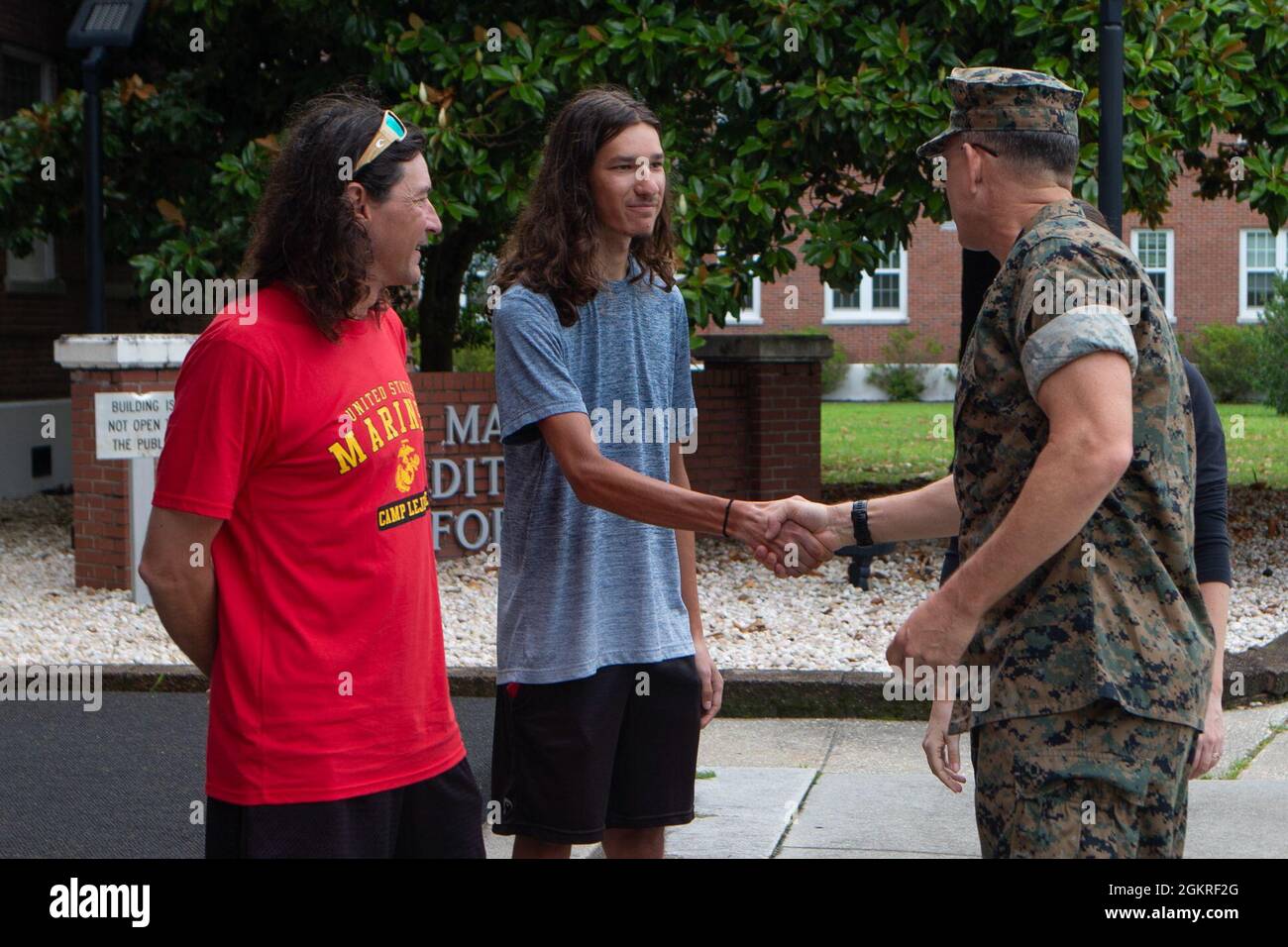 U.S. Marine Corps Maj. Gen. Francis Donovan, commanding general, 2d ...