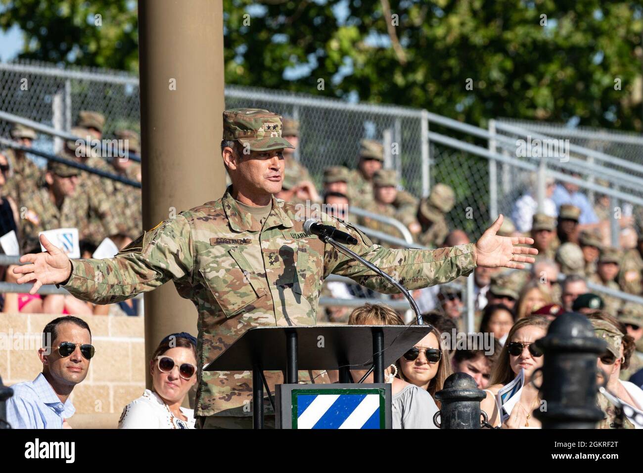 U.S. Army Maj. Gen. Charles D. Costanza, 3rd Infantry Division ...