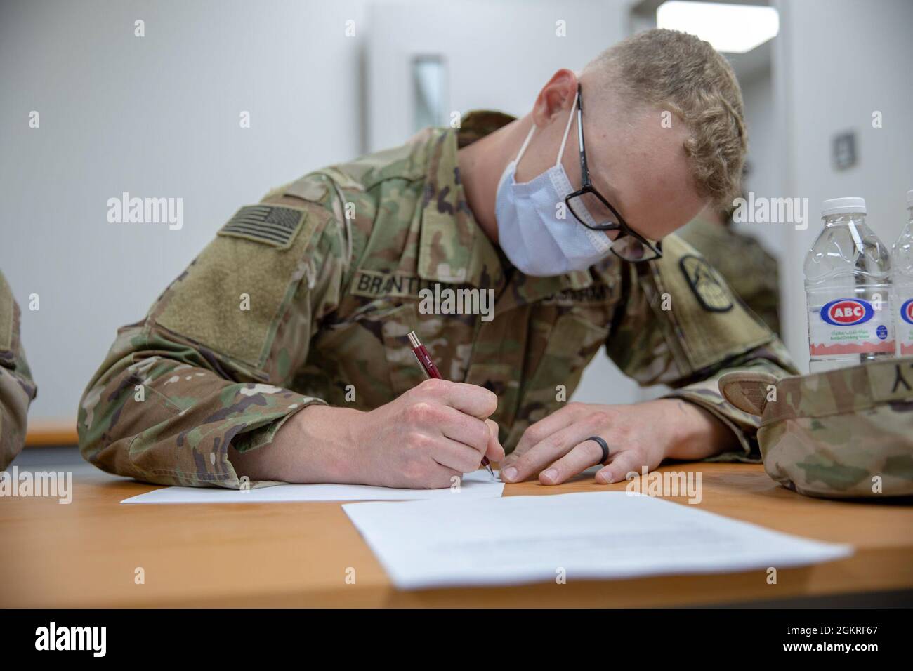 U.S. Army Sgt. Brandon Brantley, a chemical, biological, radiological ...