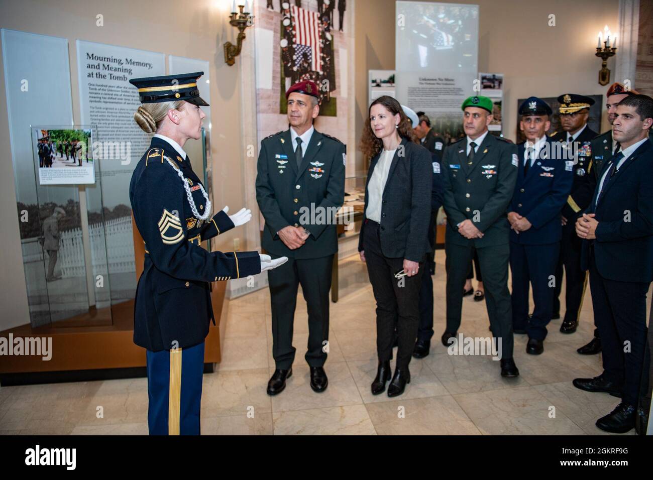 U.S. Army Sgt. 1st Class Chelsea Porterfield (left), Sergeant of the ...