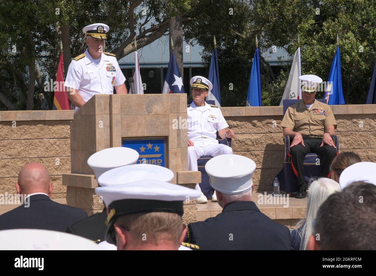 Commander of expeditionary strike group esg 3 hi-res stock photography ...