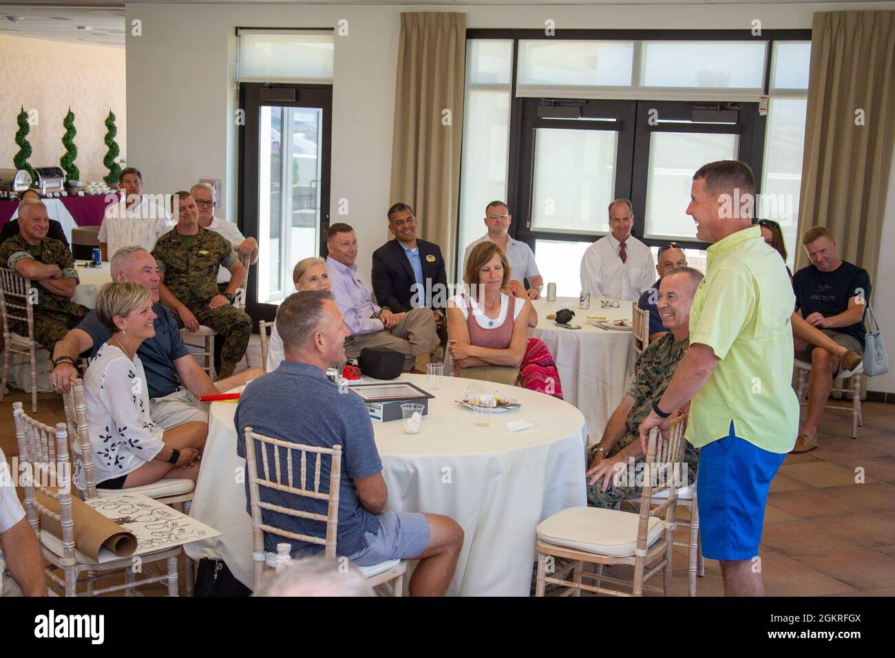 U.S. Marine Col. Jeffery Holt, the deputy commander of Marine Corps ...