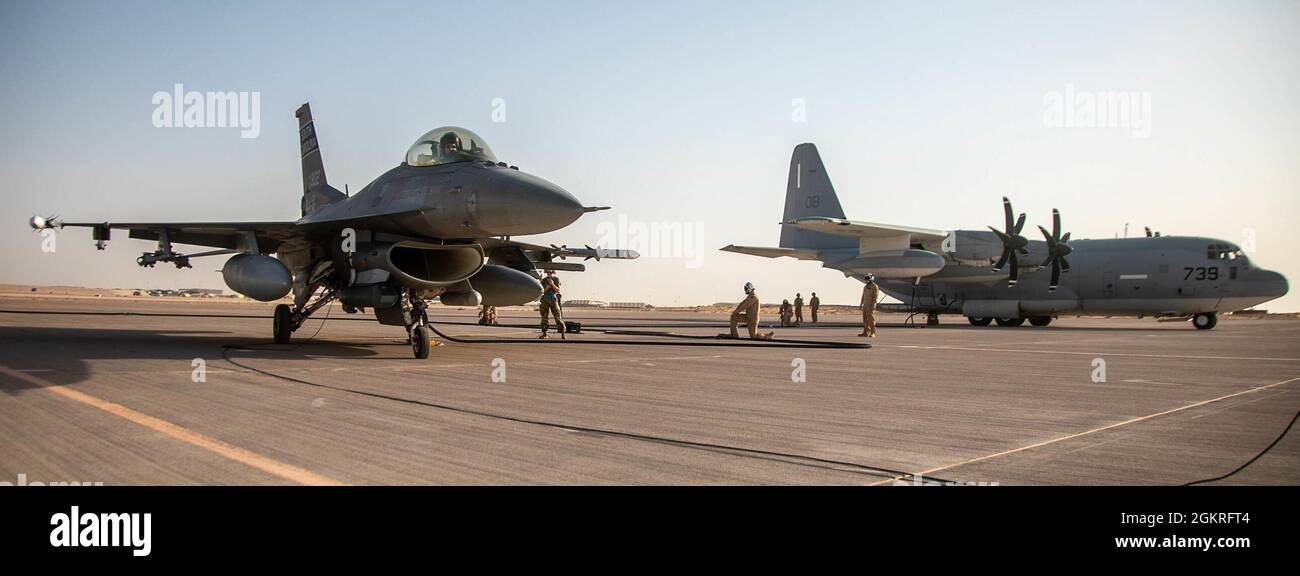 U.S. Marines with Marine Aerial Refueler Transport Squadron 352 ...