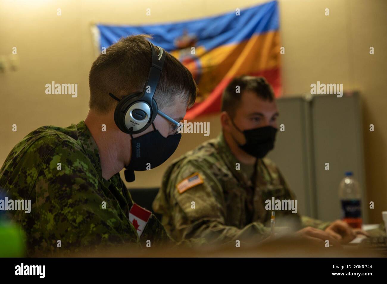 Members of multinational armed forces participate in the Joint ...