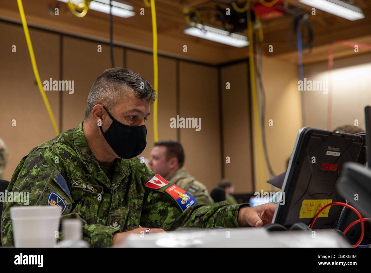 Members of multinational armed forces participate in the Joint ...