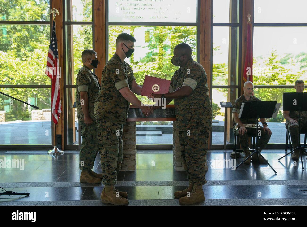 U.S. Marine Corps Master Sgt. Elvis J. Joseph, staff noncommissioned ...
