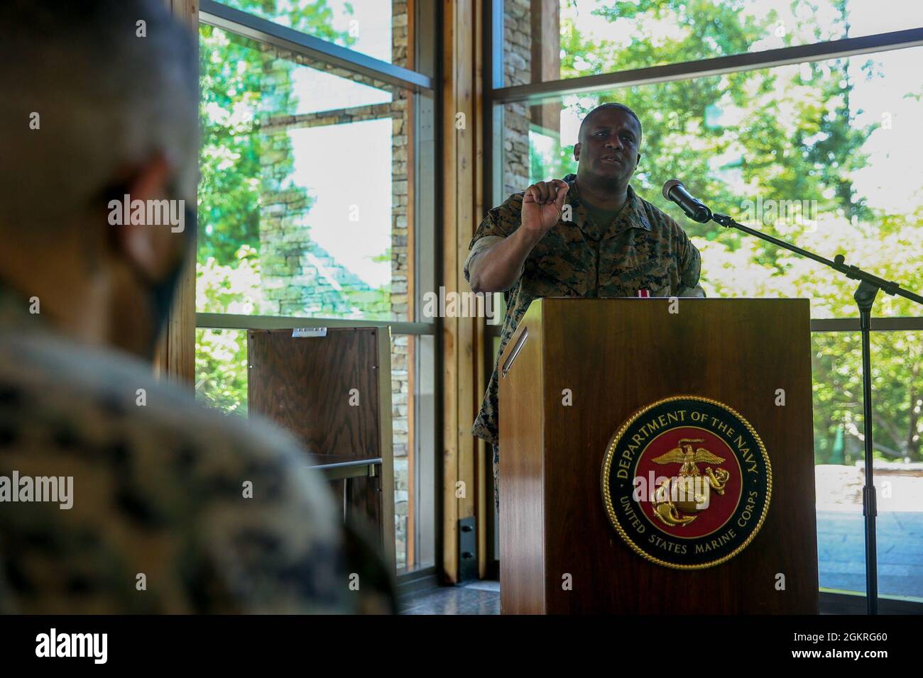 U.S. Marine Corps Master Sgt. Elvis J. Joseph, staff noncommissioned ...