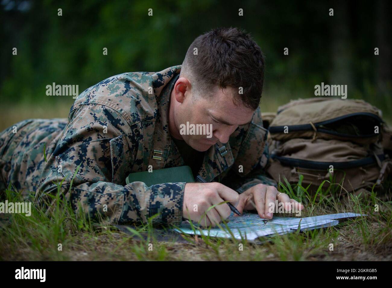 U.S. Marine Corps Capt. Kyle Daly, an infantry officer with 2d Marine ...