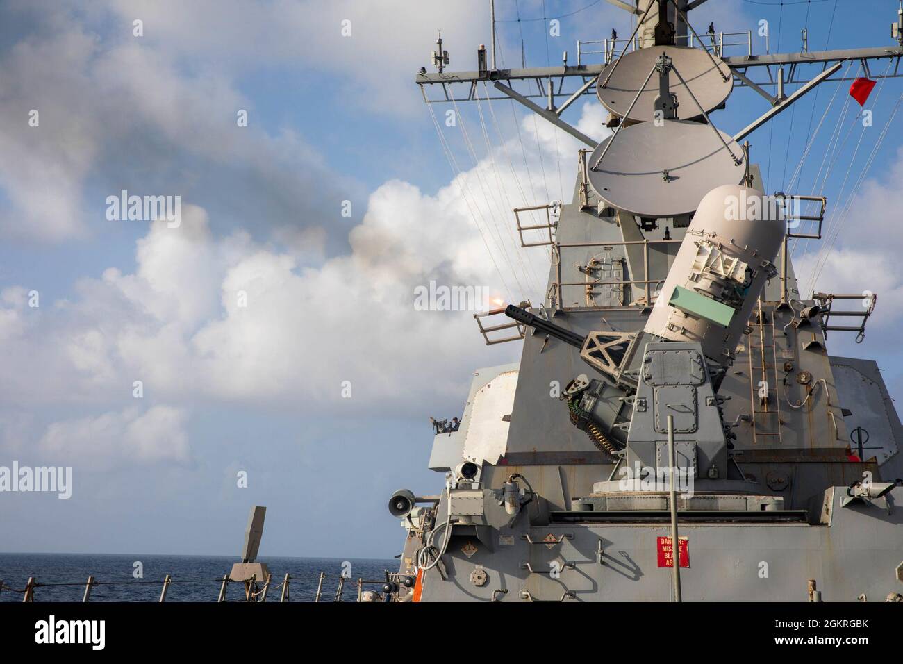 INDIAN OCEAN (June 21, 2021) – The Arleigh Burke-class guided-missile ...