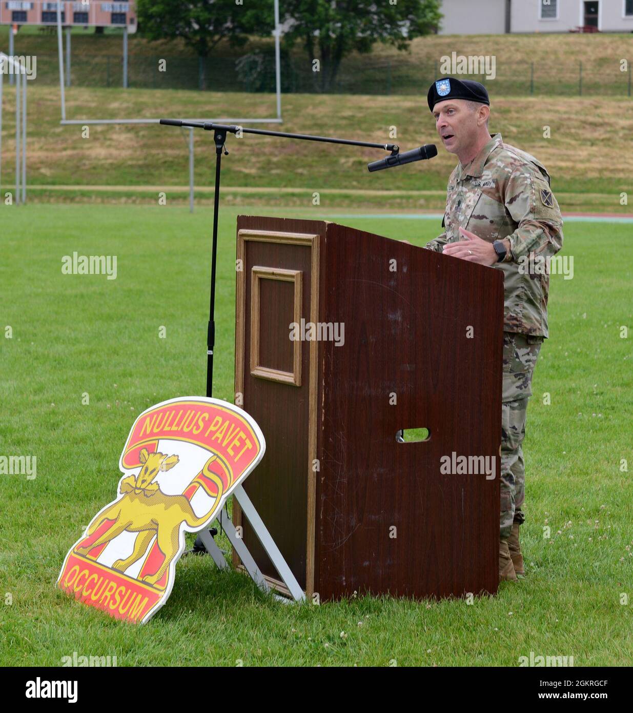 U.S. Army Lt. Col. Justin D. Logan, 5th Battalion 7th Air Defens ...