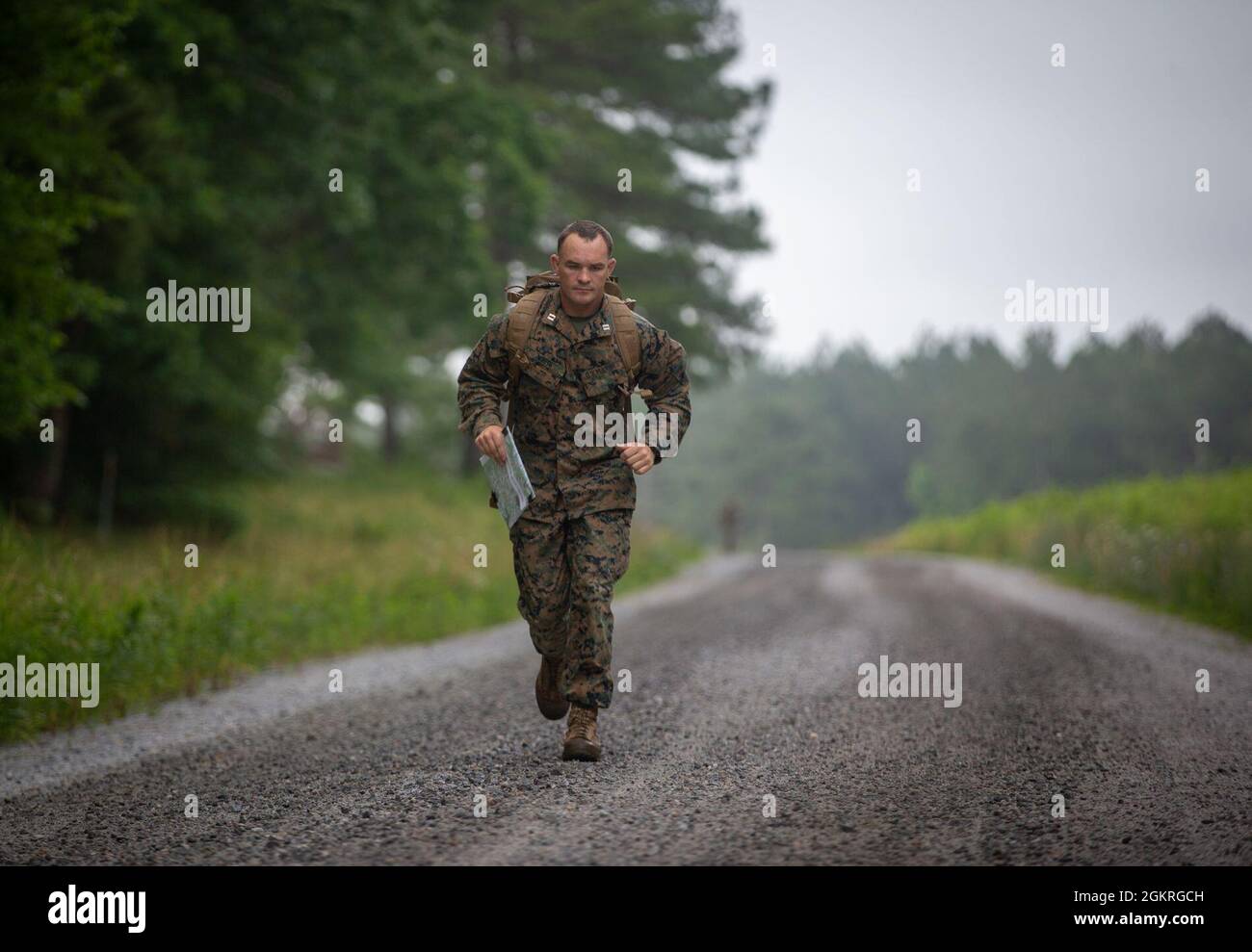 U.S. Marine Corps Capt. Zachary White, an infantry officer with 2d ...