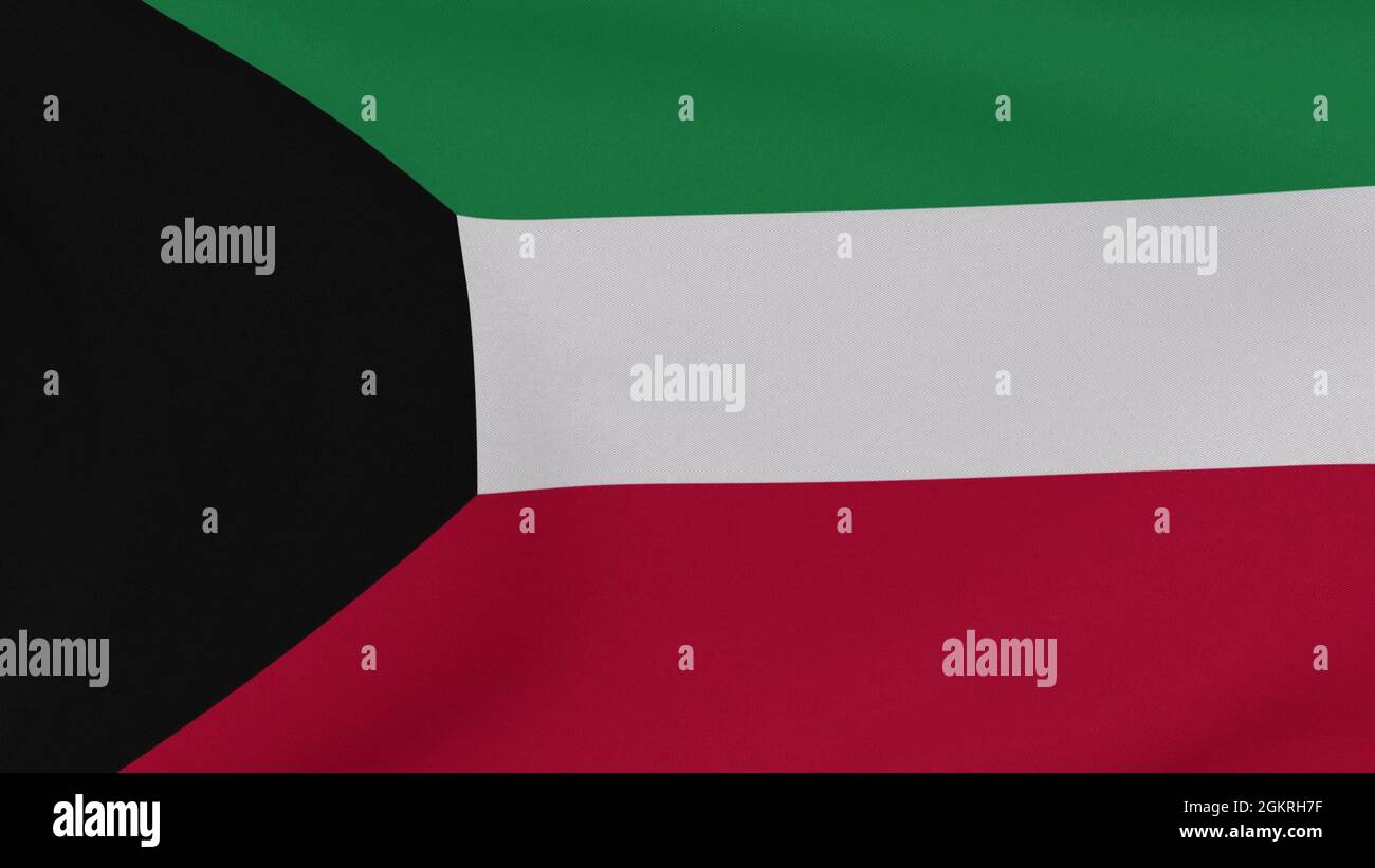flag Kuwait patriotism national freedom. High quality 3d image , 3D ...