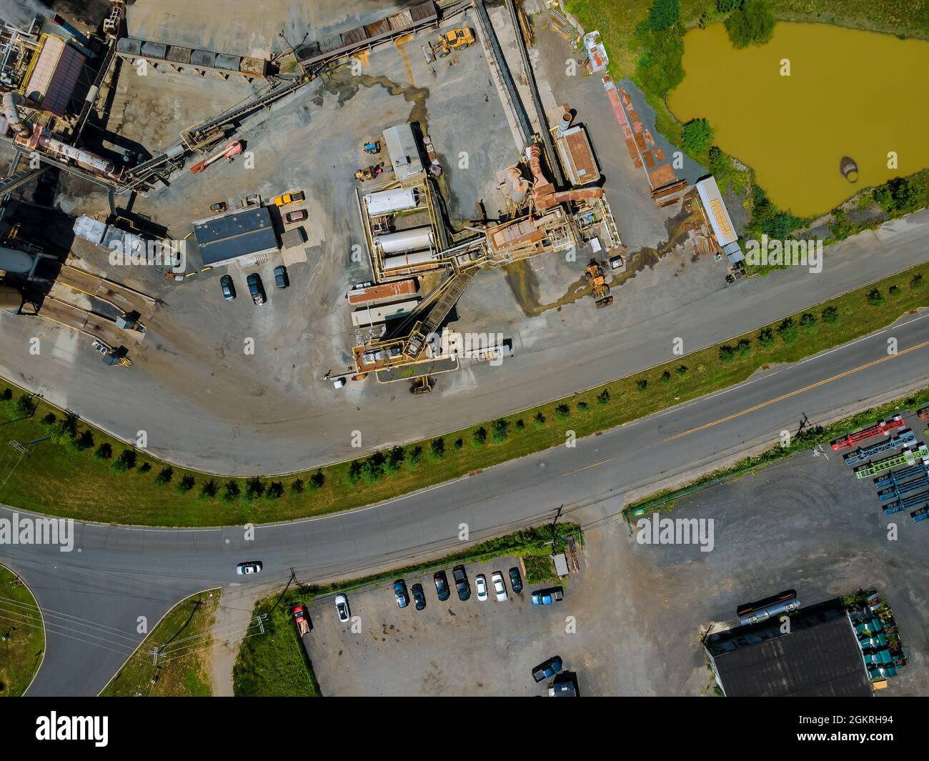 The equipment for production of asphalt, cement concrete plant with ...