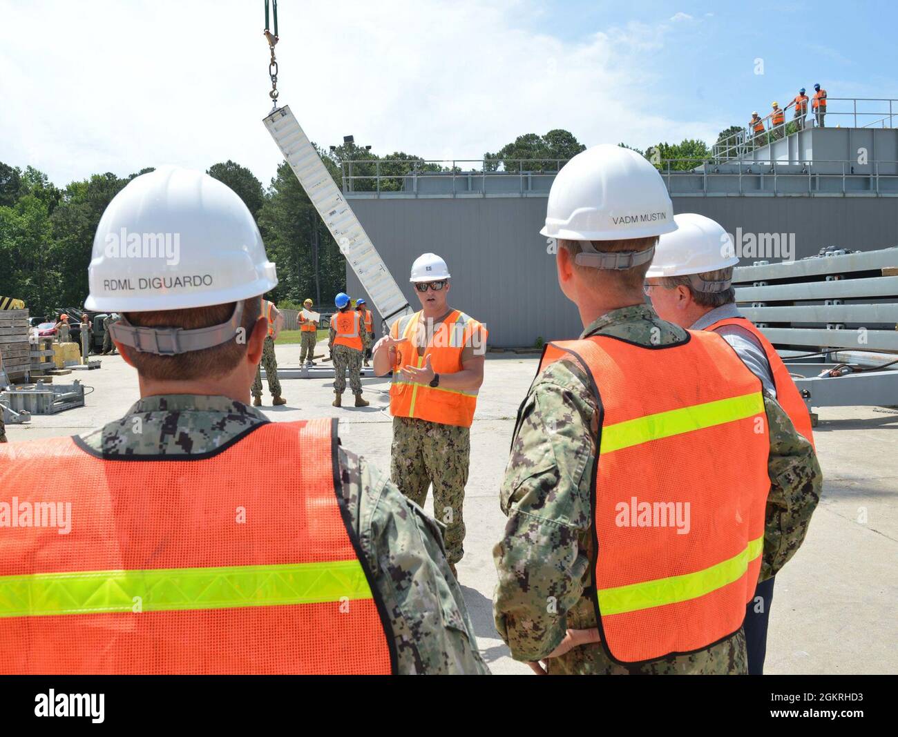 Chief of Navy Reserve Vice Adm. John Mustin; Vice Adm. Ricky Williamson ...