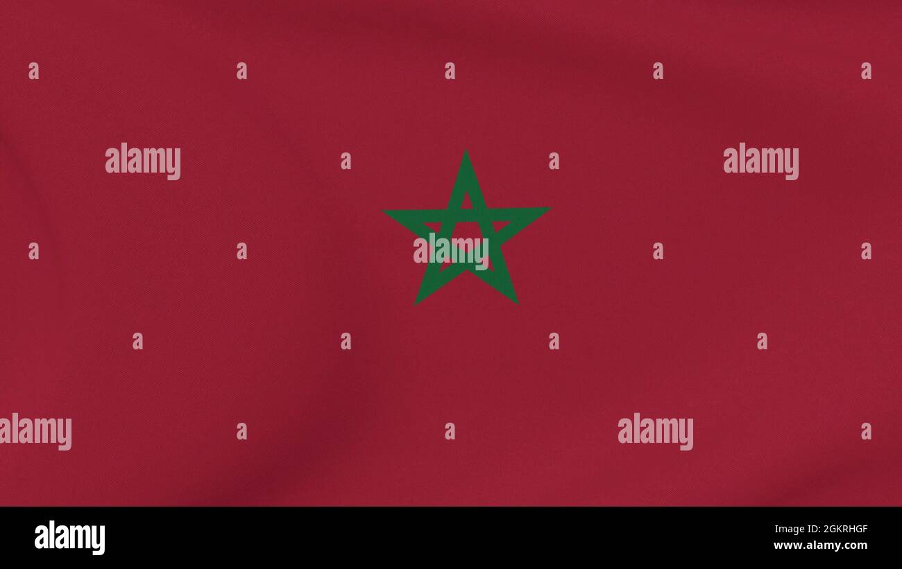 flag Morocco patriotism national freedom. High quality 3d image , 3D ...