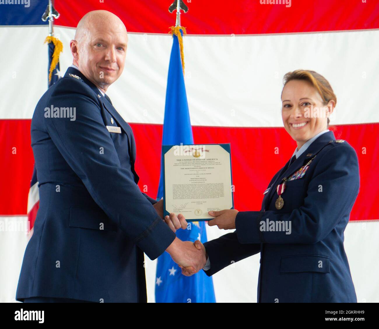The 88th Operations Support Squadron holds a change of command ceremony ...