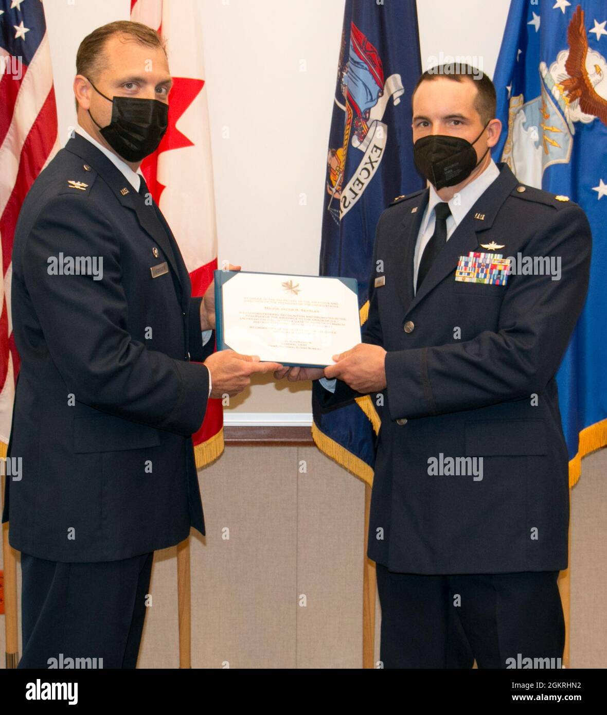 224th support squadron commander promoted to colonel hi-res stock ...