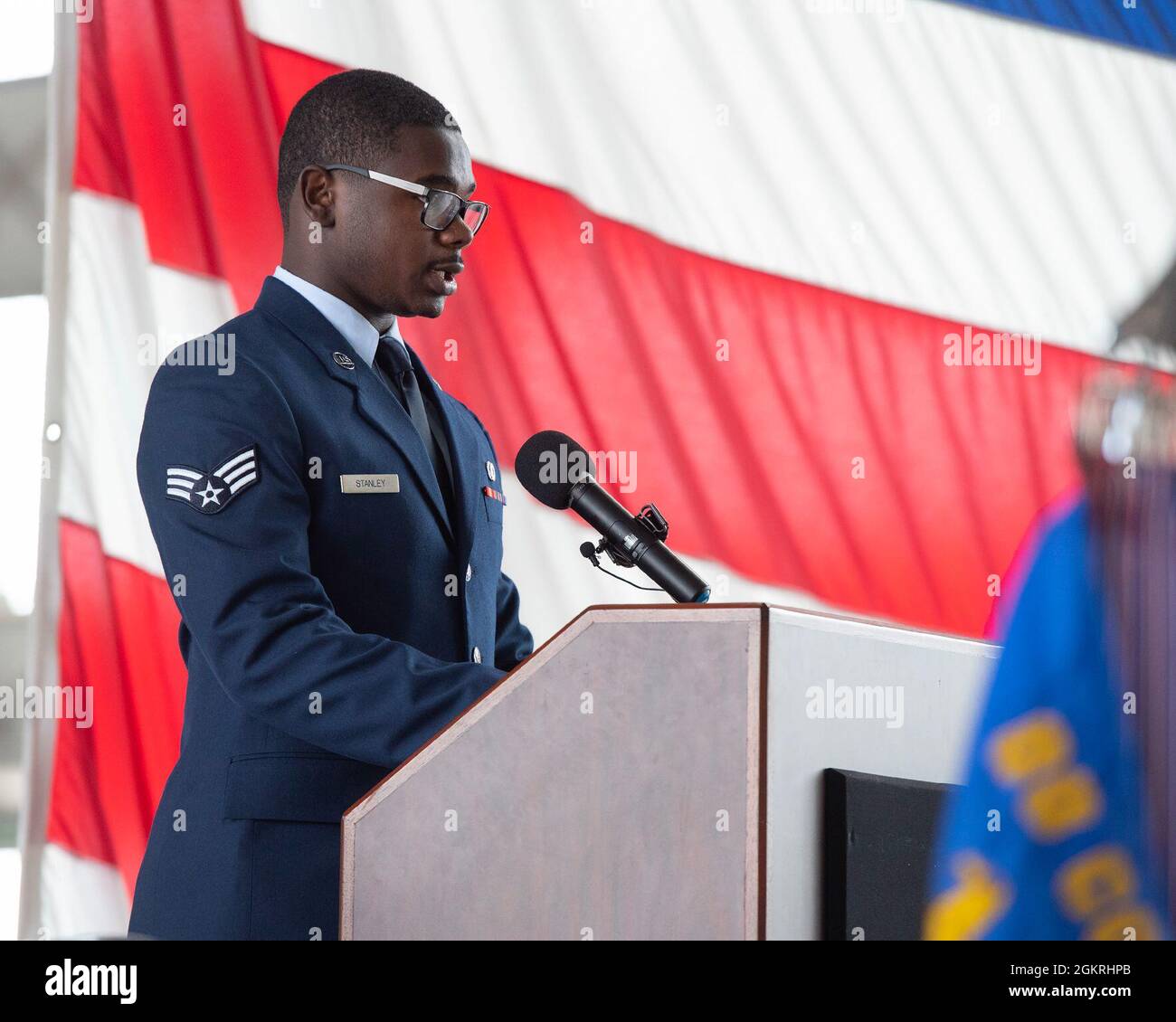 The 88th Operations Support Squadron holds a change of command ceremony ...