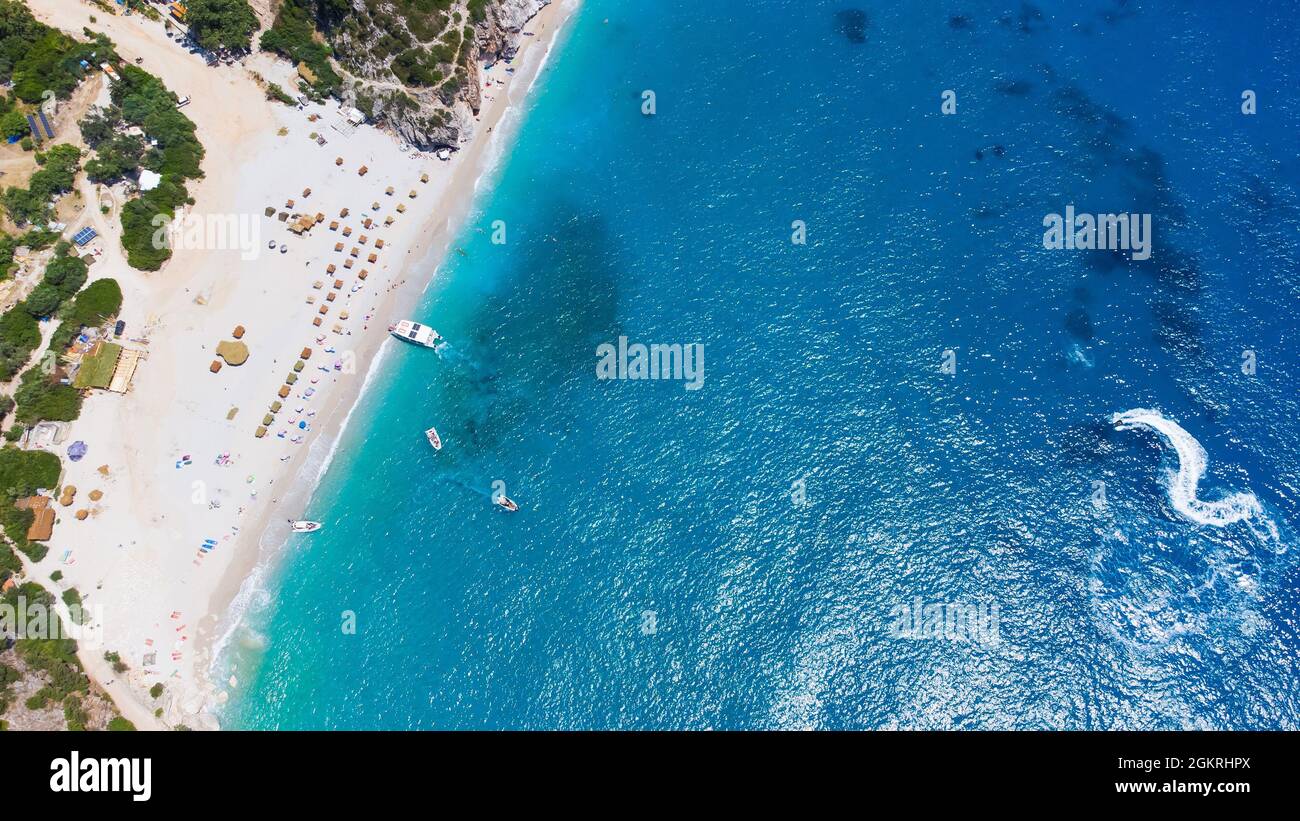 View of Gjipe beach, Albania Stock Photo - Alamy